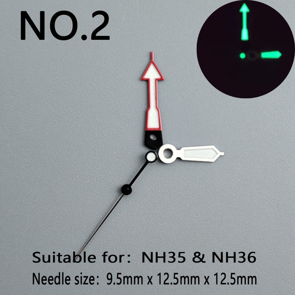Custom watch hands for nh35/nh35