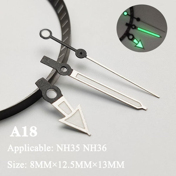 Custom watch hands for nh35/nh35