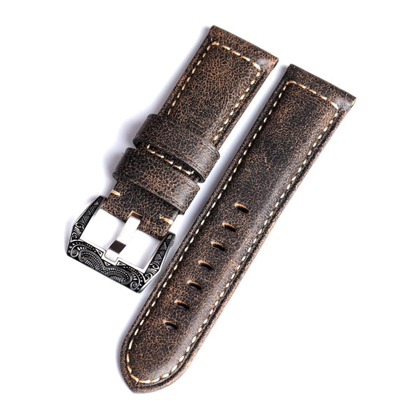 Pam style Cracked vintage leather strap